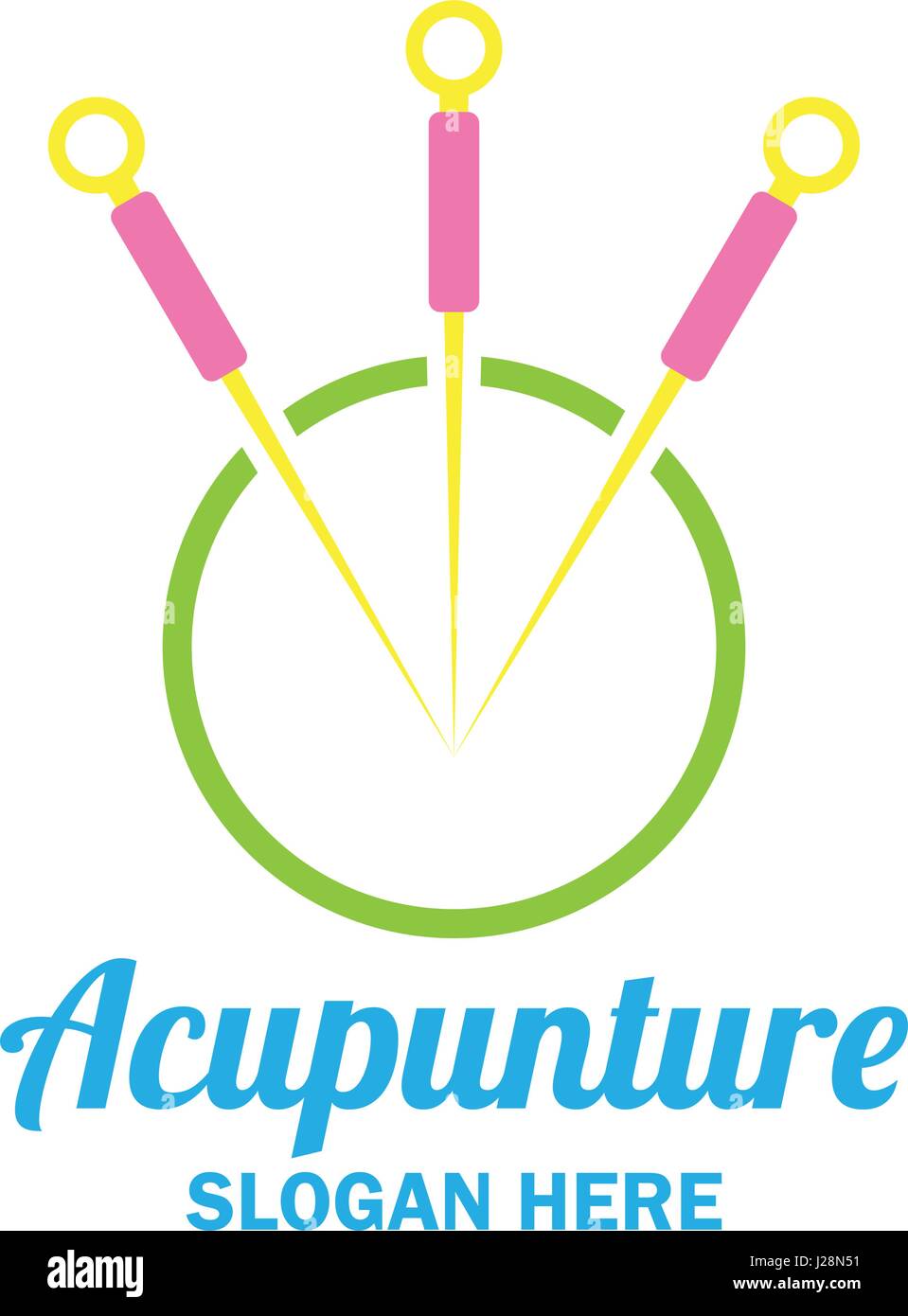 acupuncture therapy logo with text space for your slogan / tagline ...