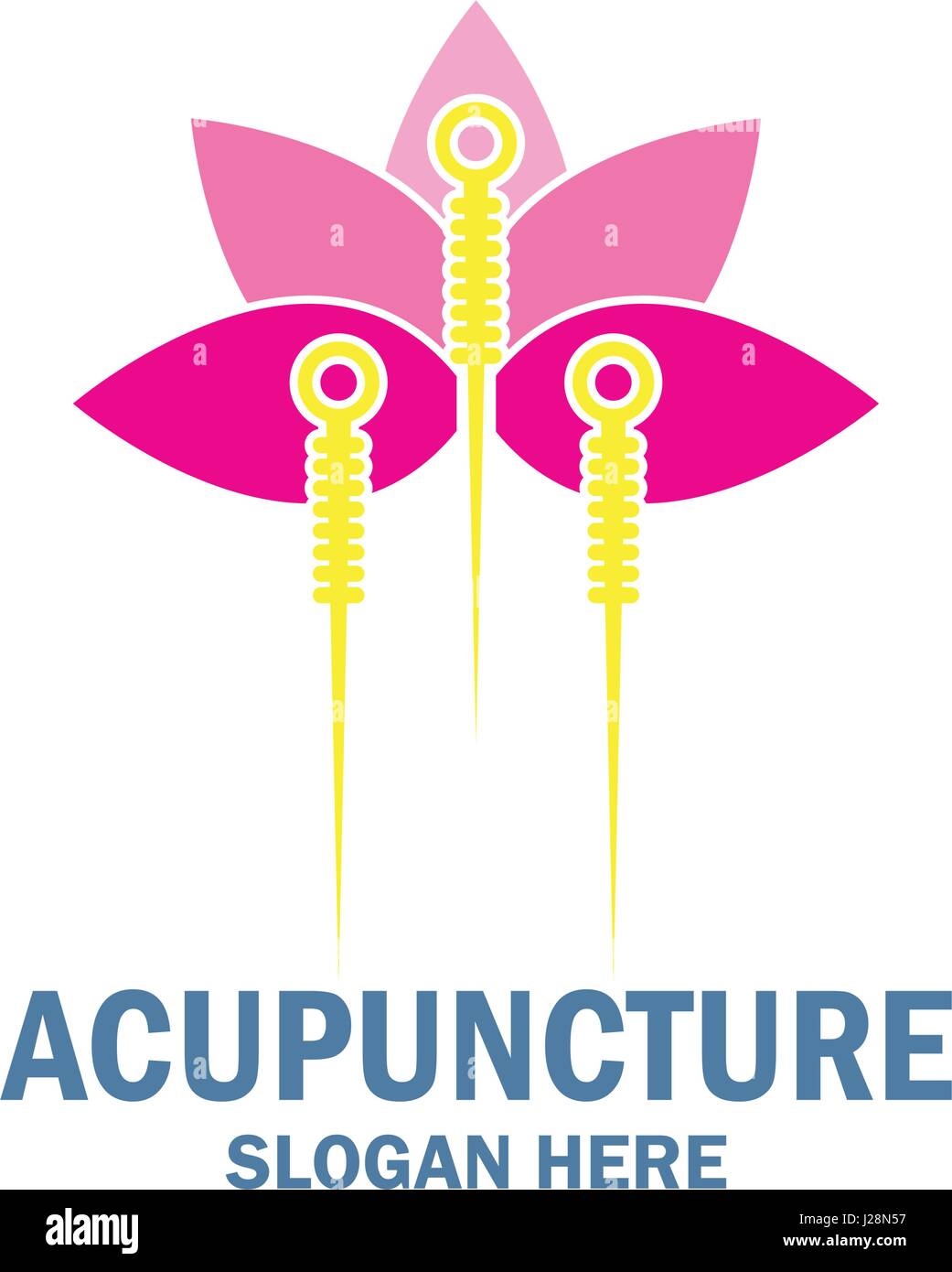 acupuncture therapy logo with text space for your slogan / tagline ...