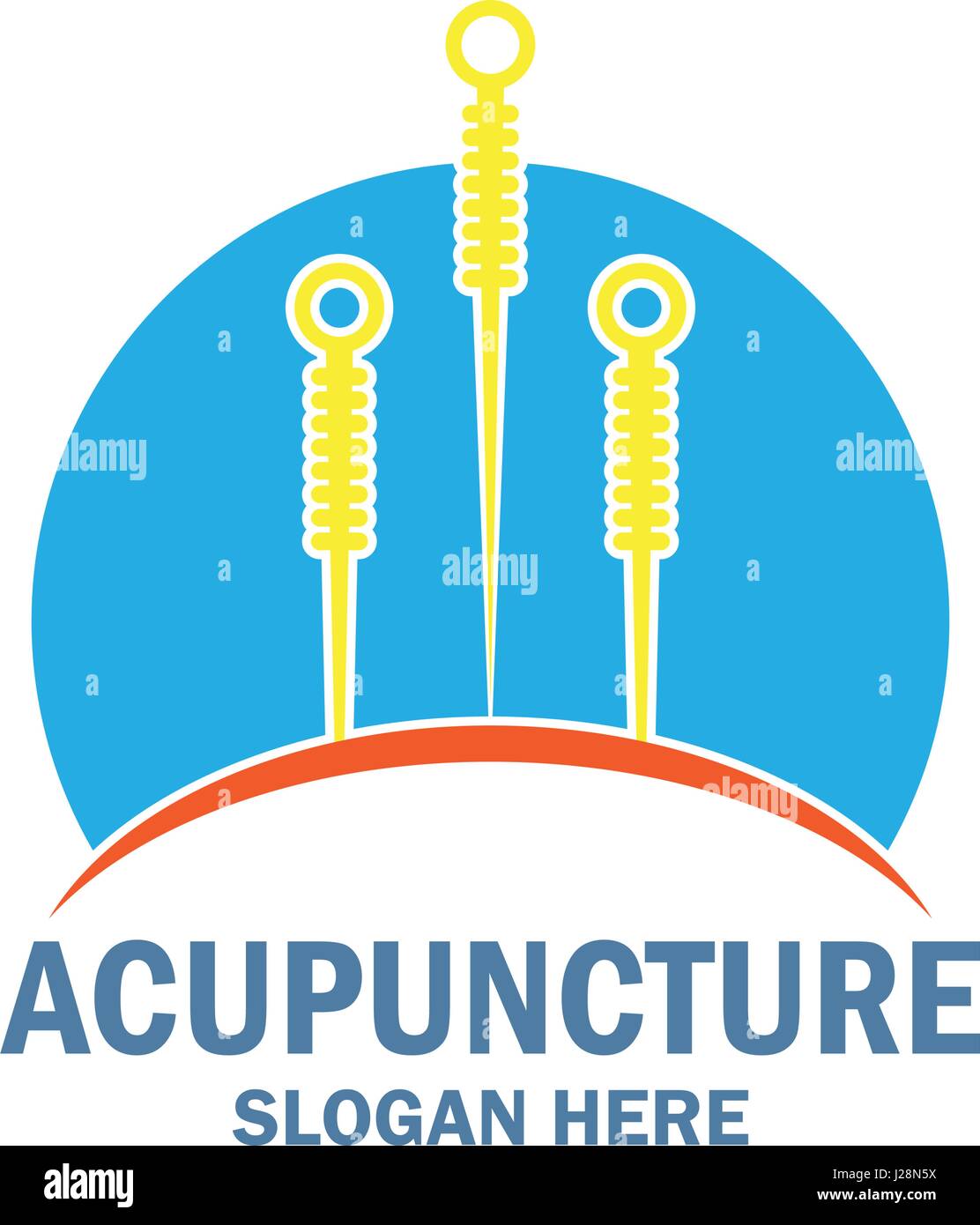 acupuncture therapy logo with text space for your slogan / tagline ...
