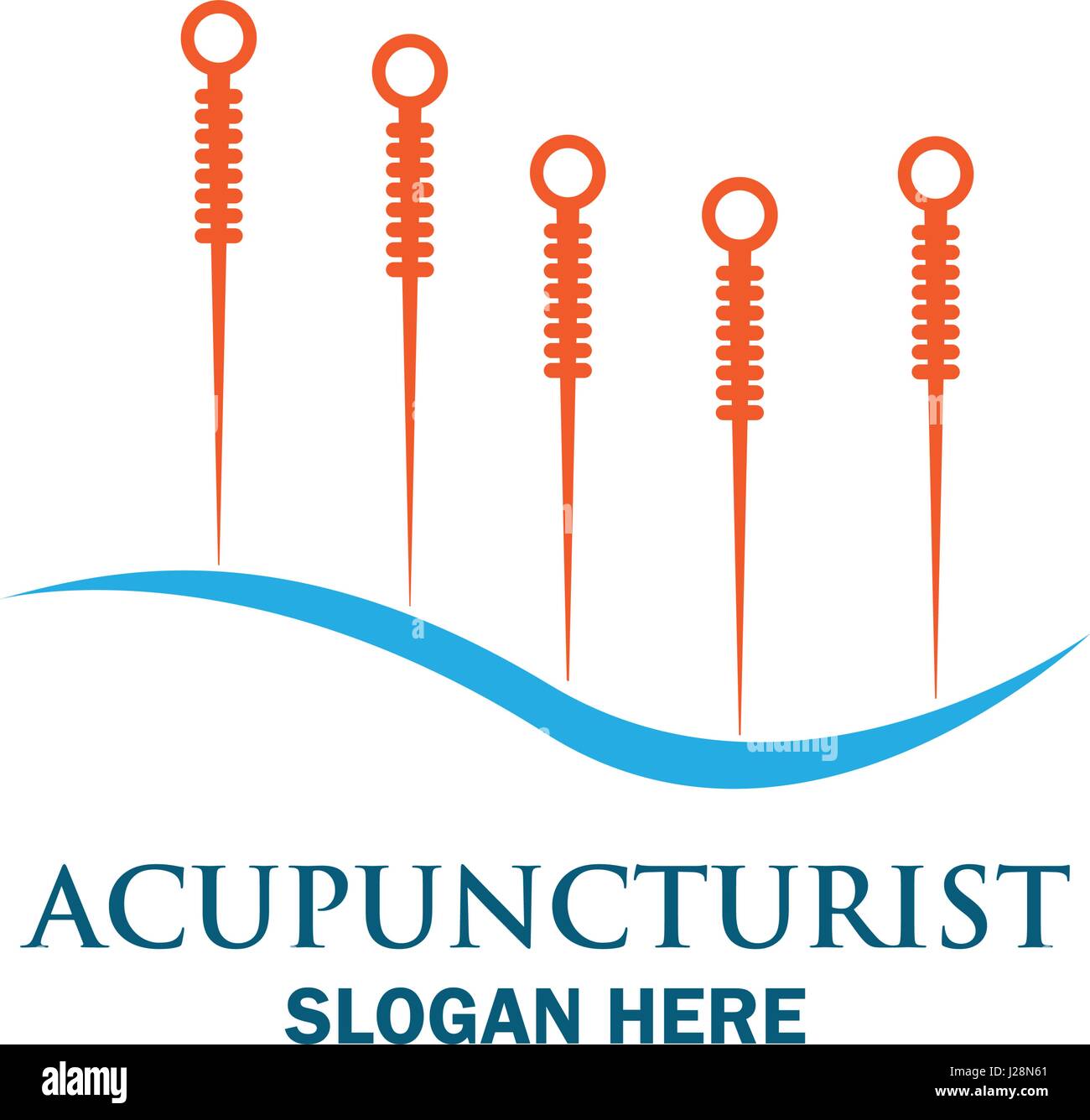 acupuncture therapy logo with text space for your slogan / tagline ...