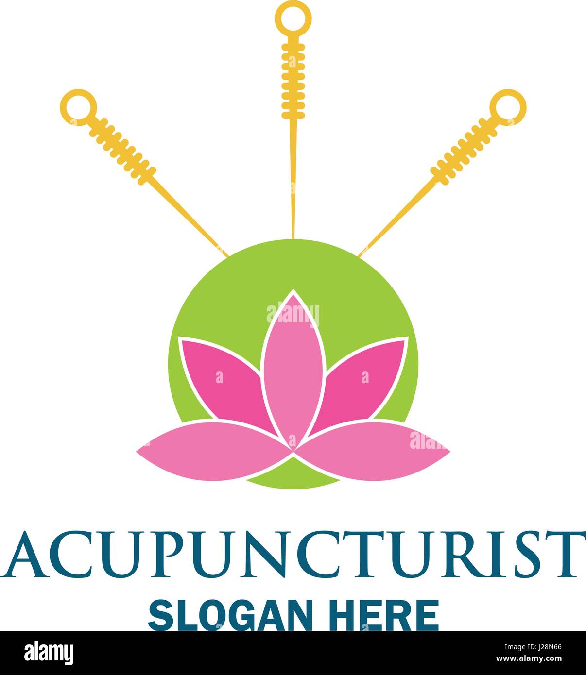 acupuncture therapy logo with text space for your slogan / tagline ...
