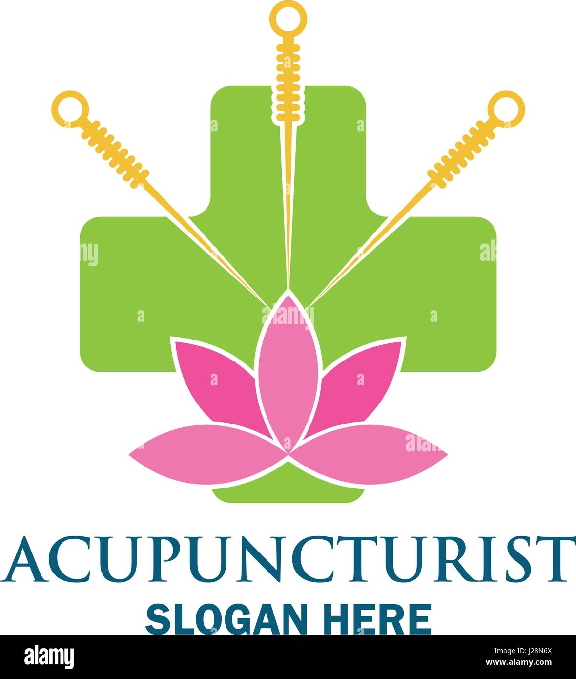 acupuncture therapy logo with text space for your slogan / tagline ...