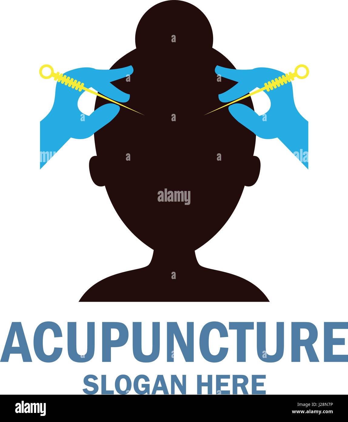 acupuncture therapy logo with text space for your slogan / tagline ...