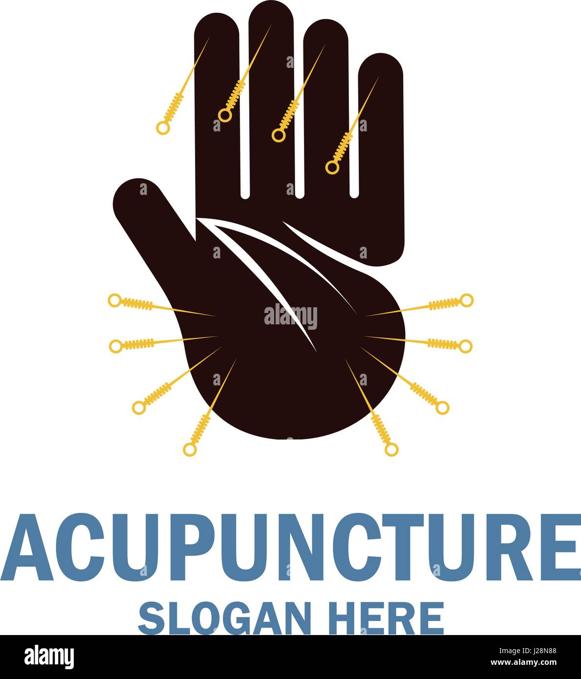 acupuncture therapy logo with text space for your slogan / tagline ...