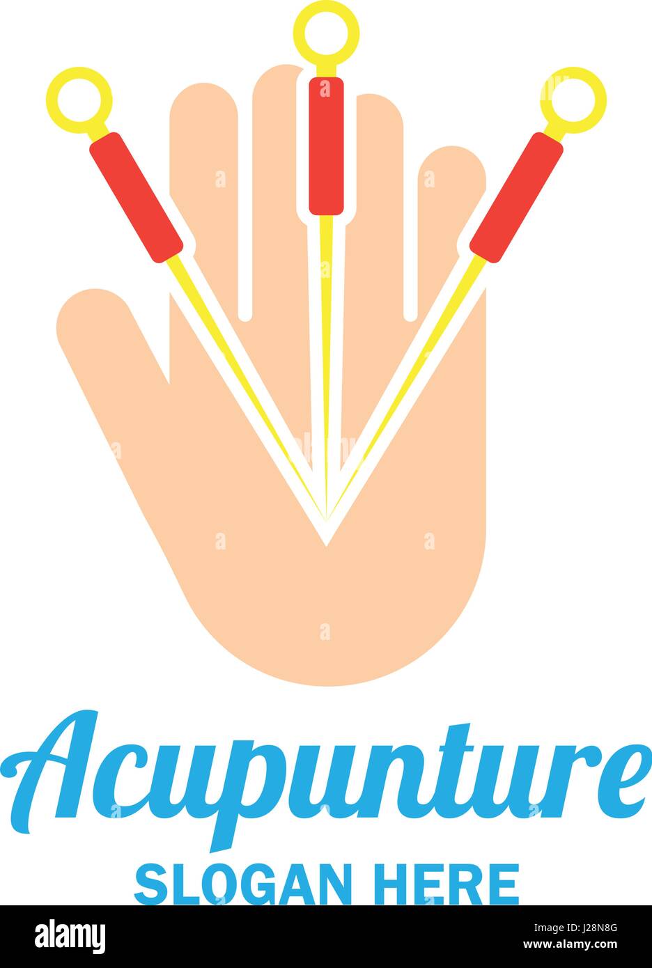 acupuncture therapy logo with text space for your slogan / tagline ...