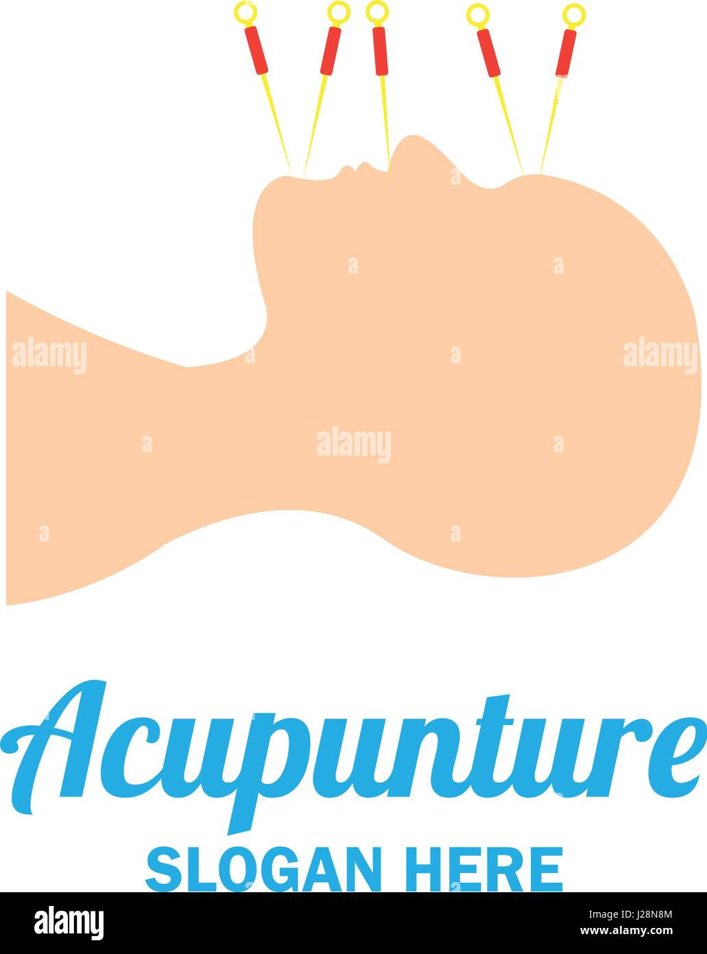 acupuncture therapy logo with text space for your slogan / tagline ...