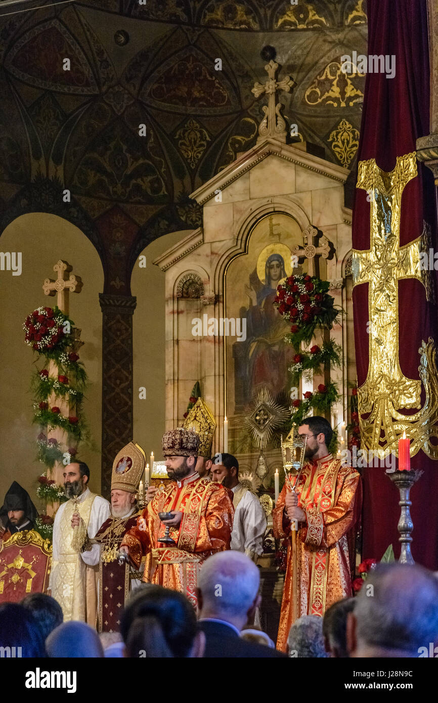 Armenia, Armavir Province, Vagharshapat, Katolikos Karekin II, the head ...