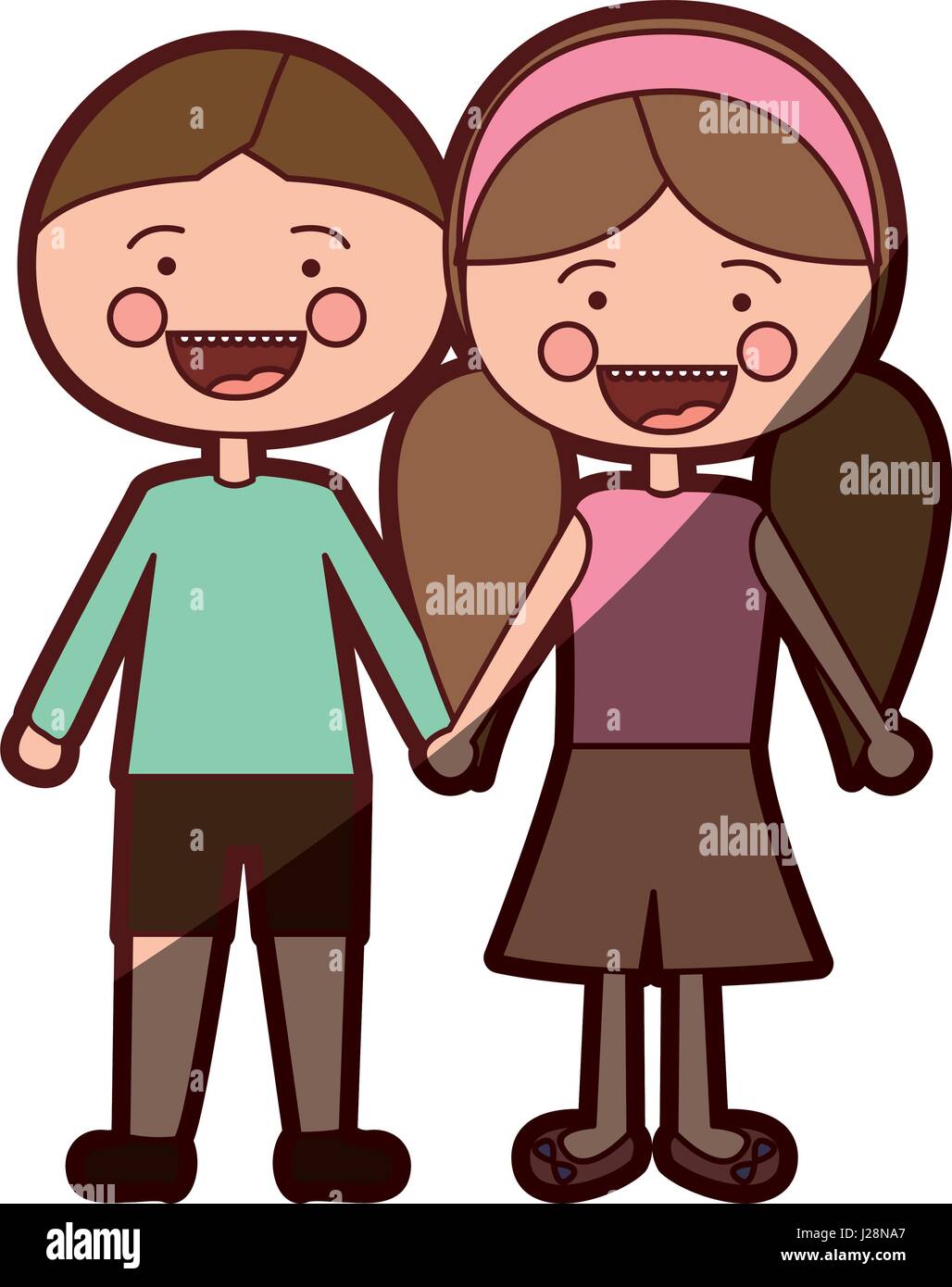 Boy shading eyes Stock Vector Images - Alamy