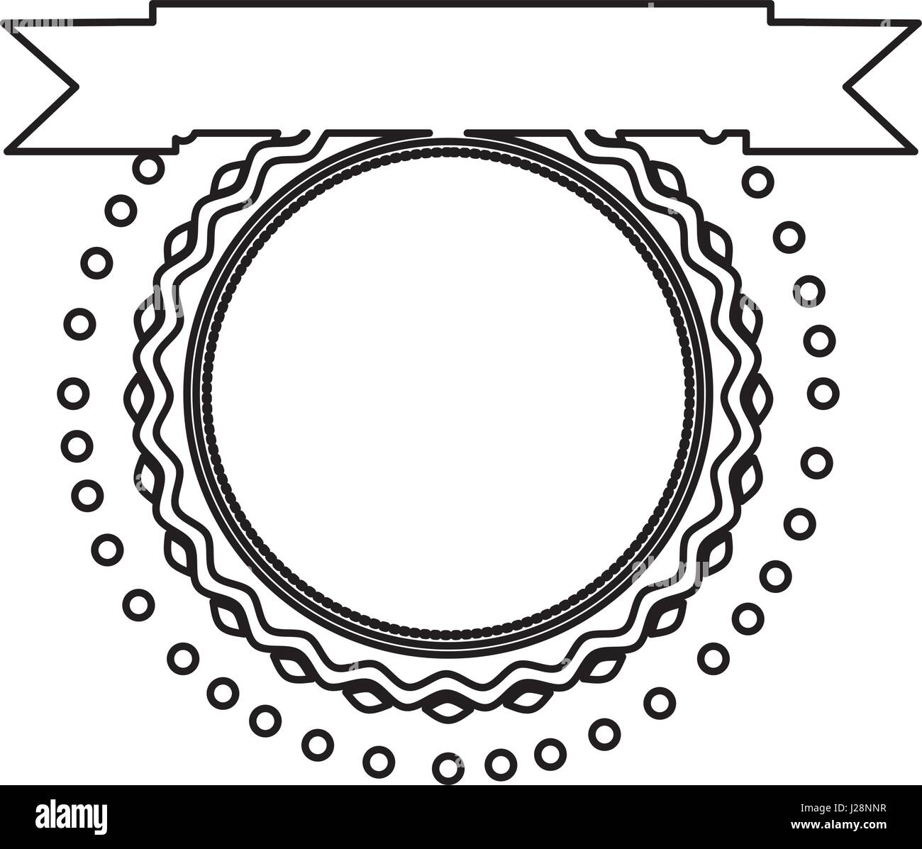 Decorative top round shape Stock Vector Images - Alamy