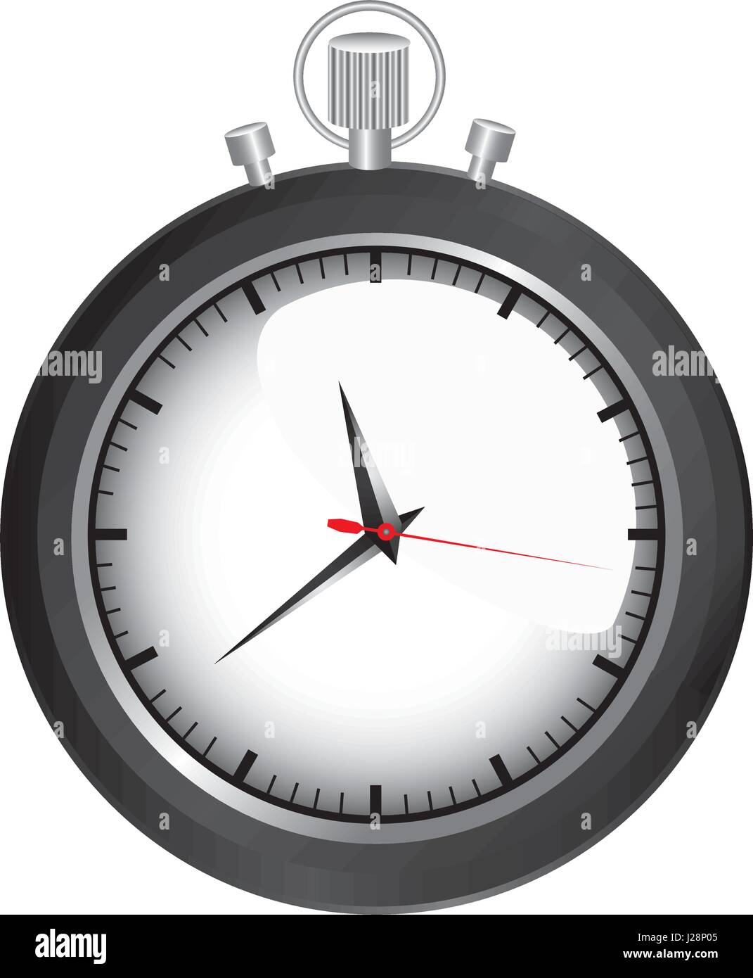 realistic graphic of black stopwatch Stock Vector Image & Art - Alamy