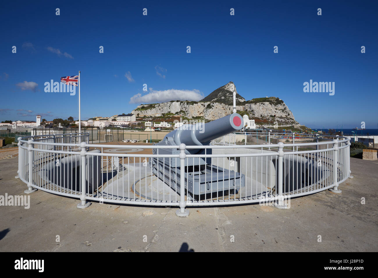 Gibraltar, the 100-ton cannon at the southern tip of the peninsula ...