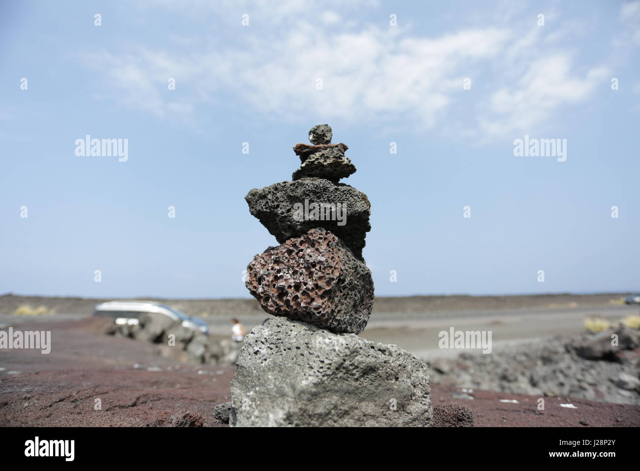 Stacked lava rocks hi-res stock photography and images - Alamy
