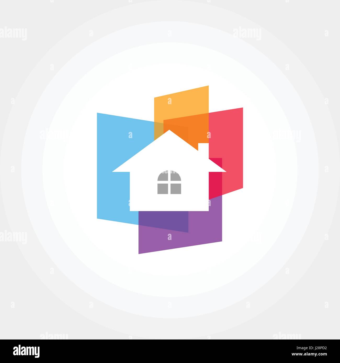 Real estate design template hi-res stock photography and images - Alamy