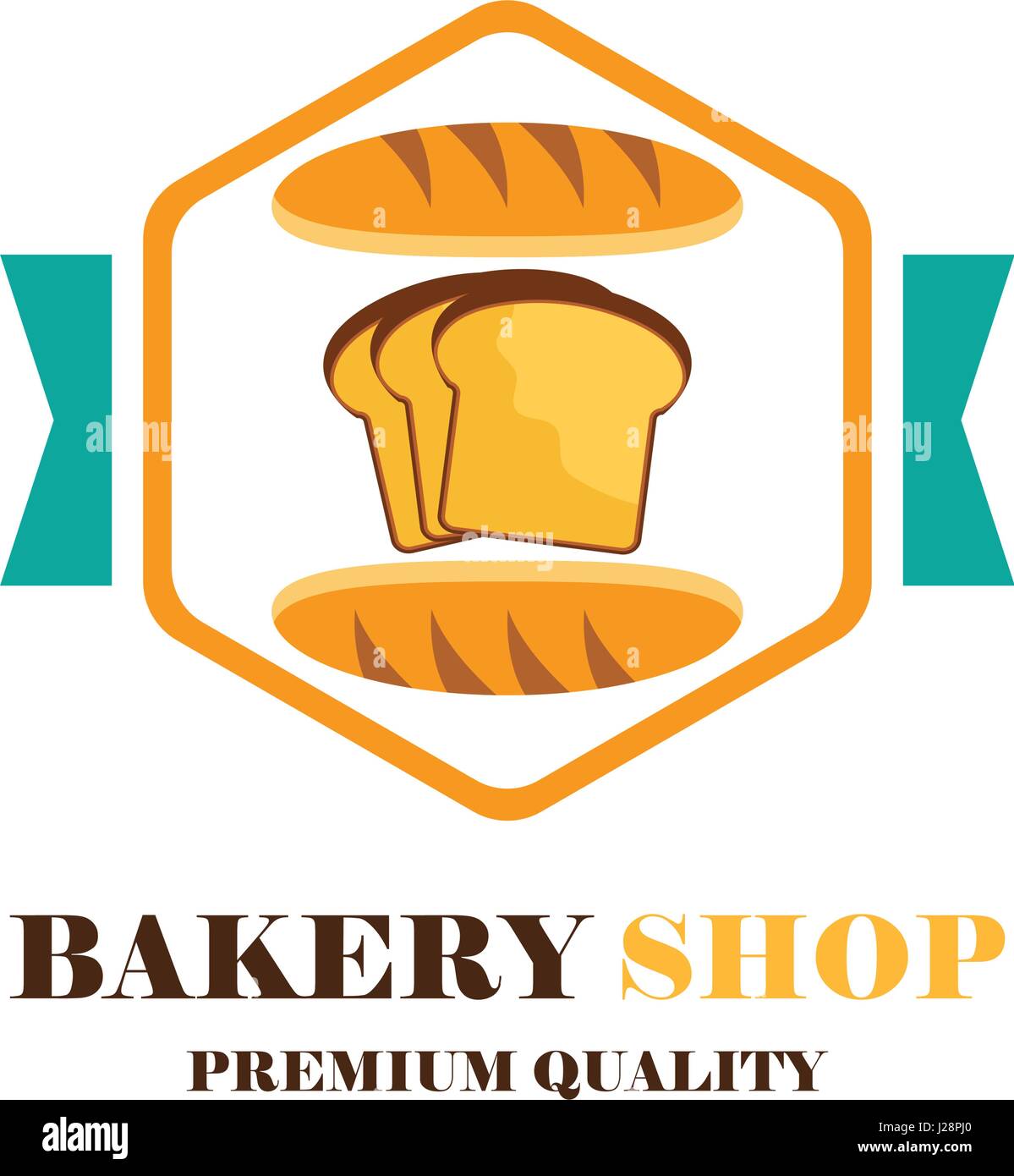 bakery logo with text space for your slogan / tagline, vector ...