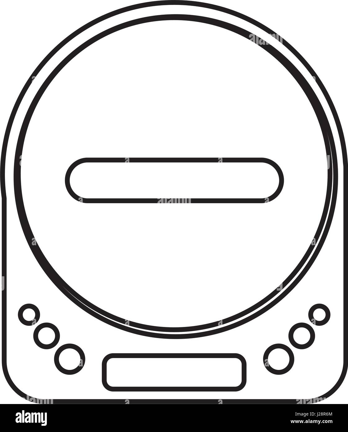 diskman music player icon Stock Vector Image & Art - Alamy