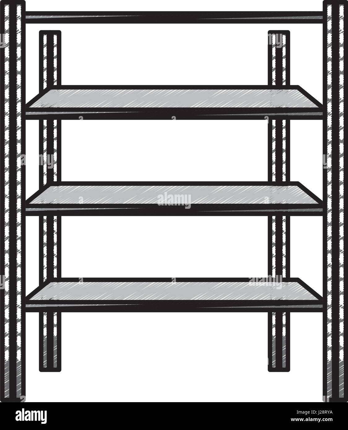 Metal shelf isolated icon Stock Vector Image & Art - Alamy