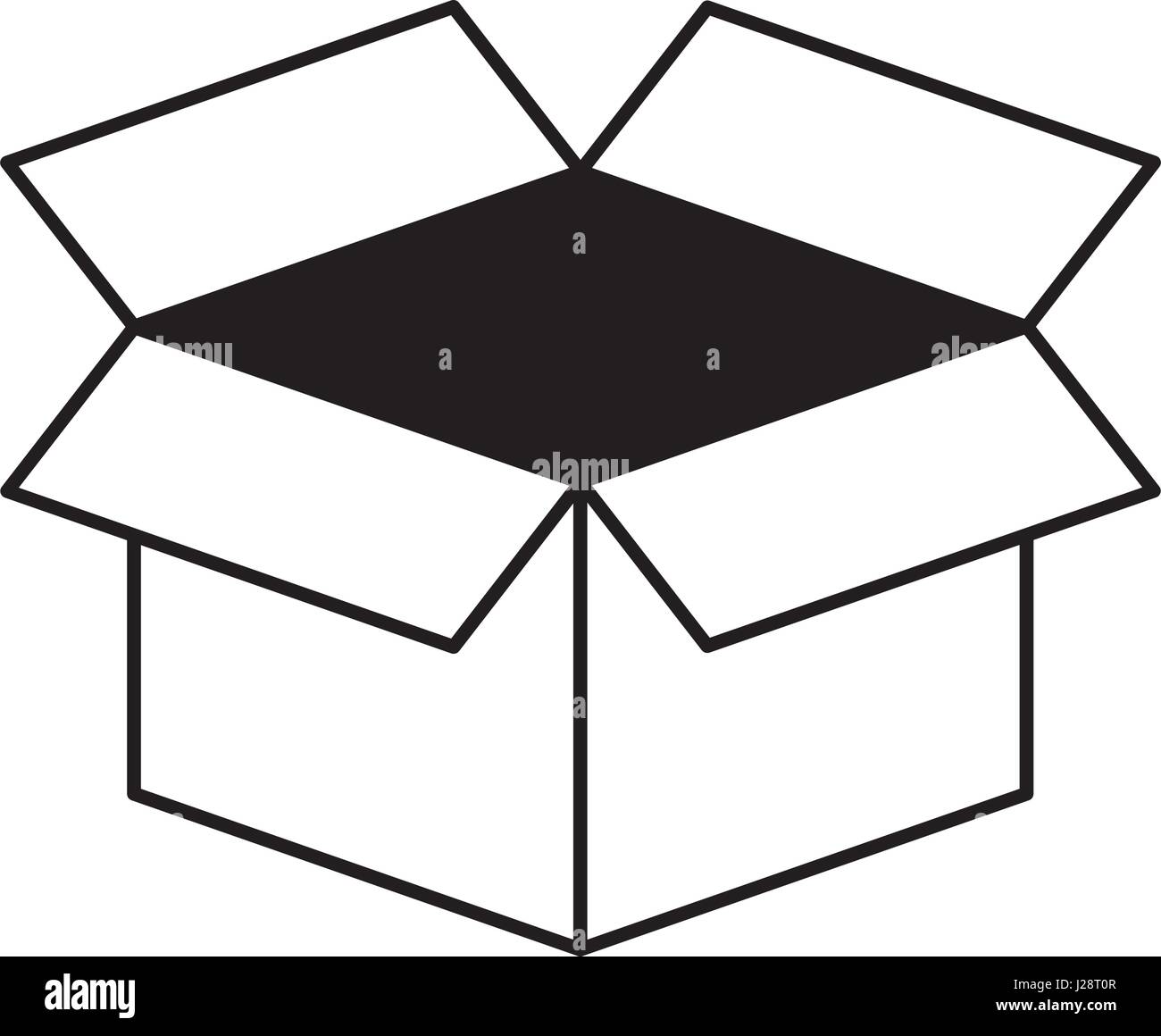 carton box packing icon Stock Vector Image & Art - Alamy