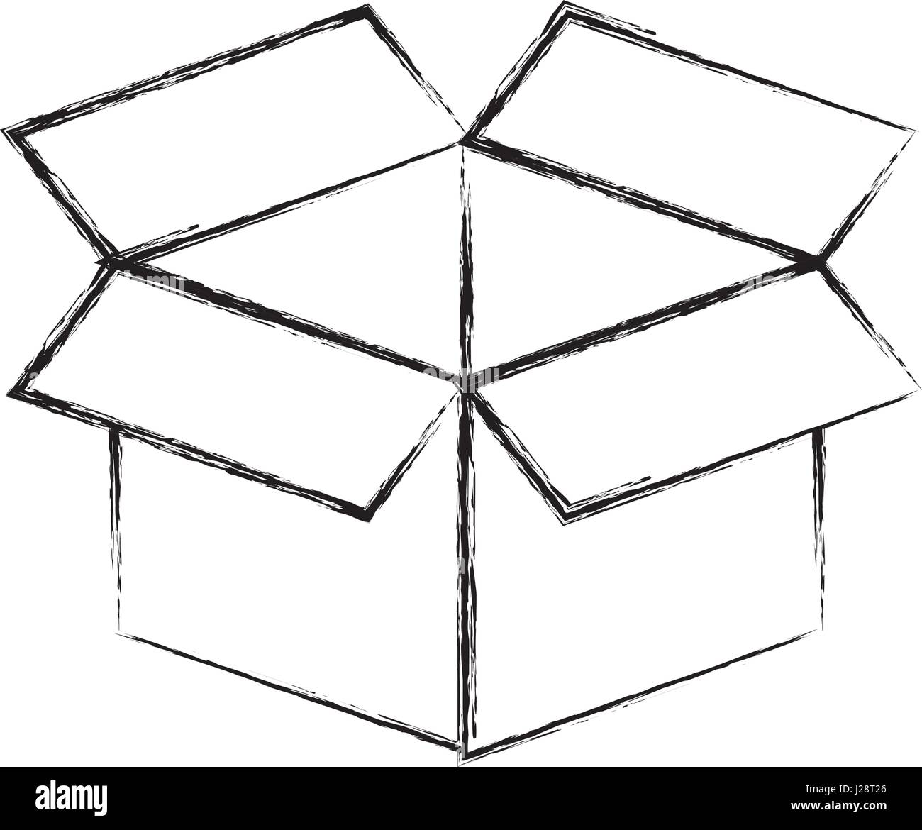 carton box packing icon Stock Vector Image & Art - Alamy