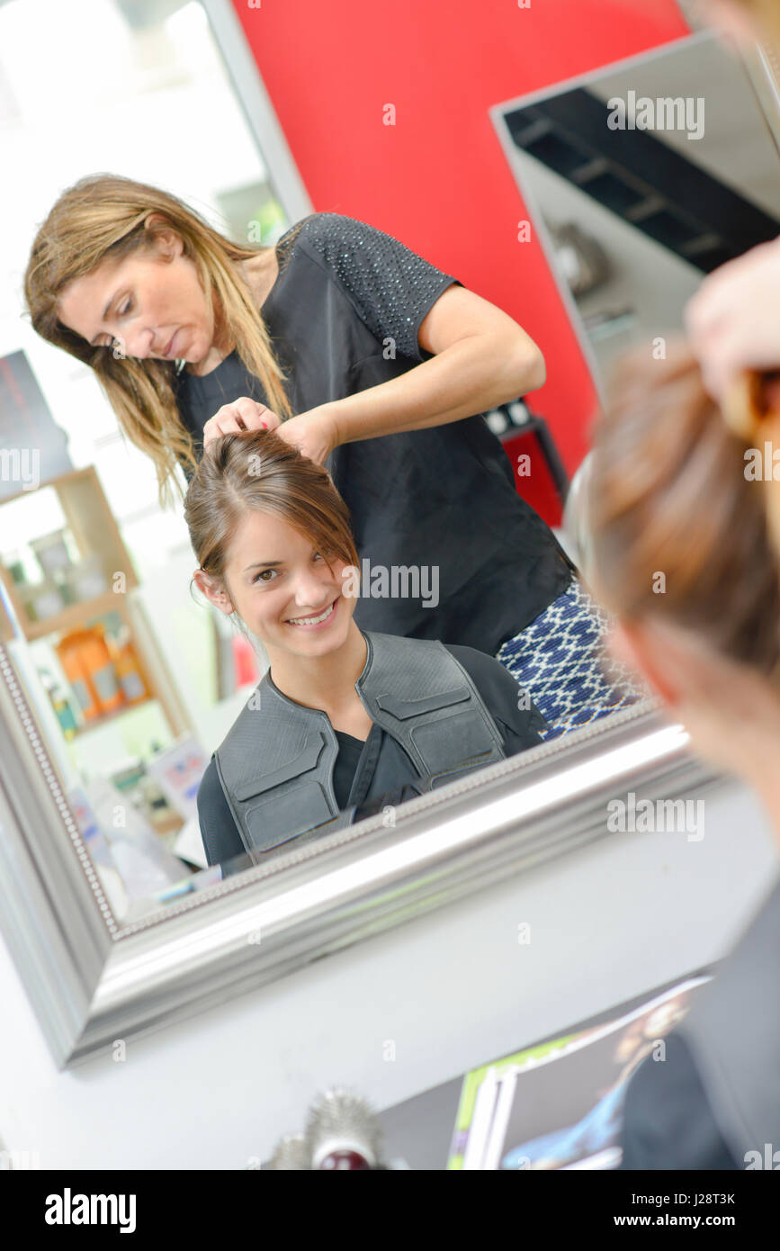 Hair salon hair done hi-res stock photography and images - Alamy