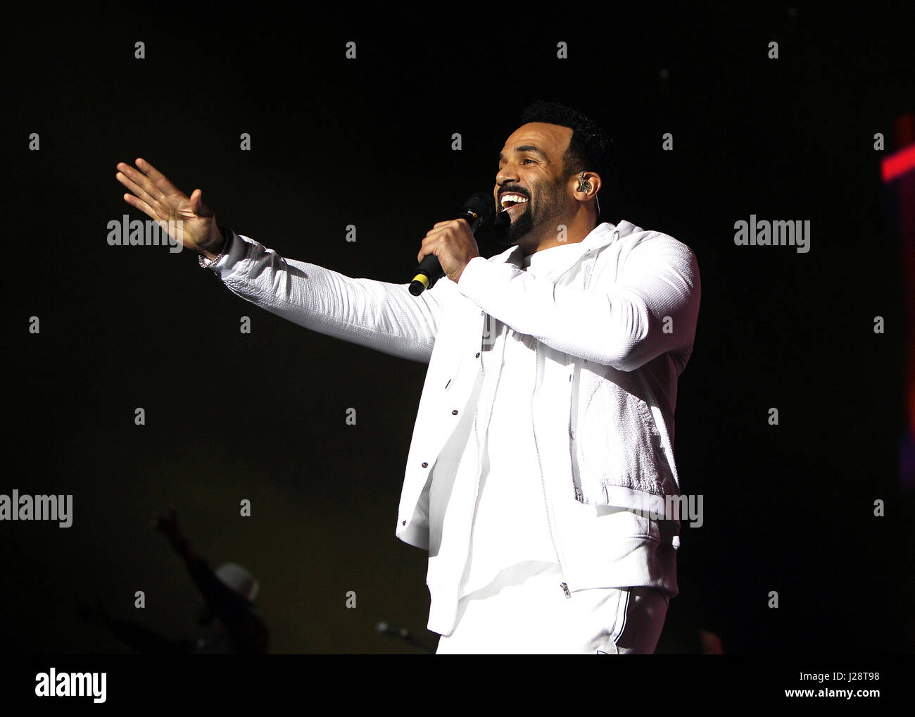 British artist Craig David performing during the first of two shows at ...