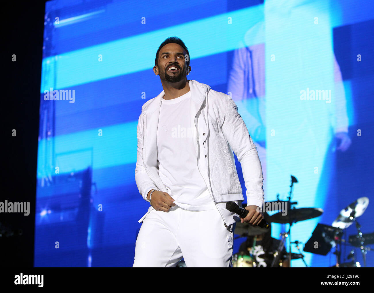 British artist Craig David performing during the first of two shows at ...