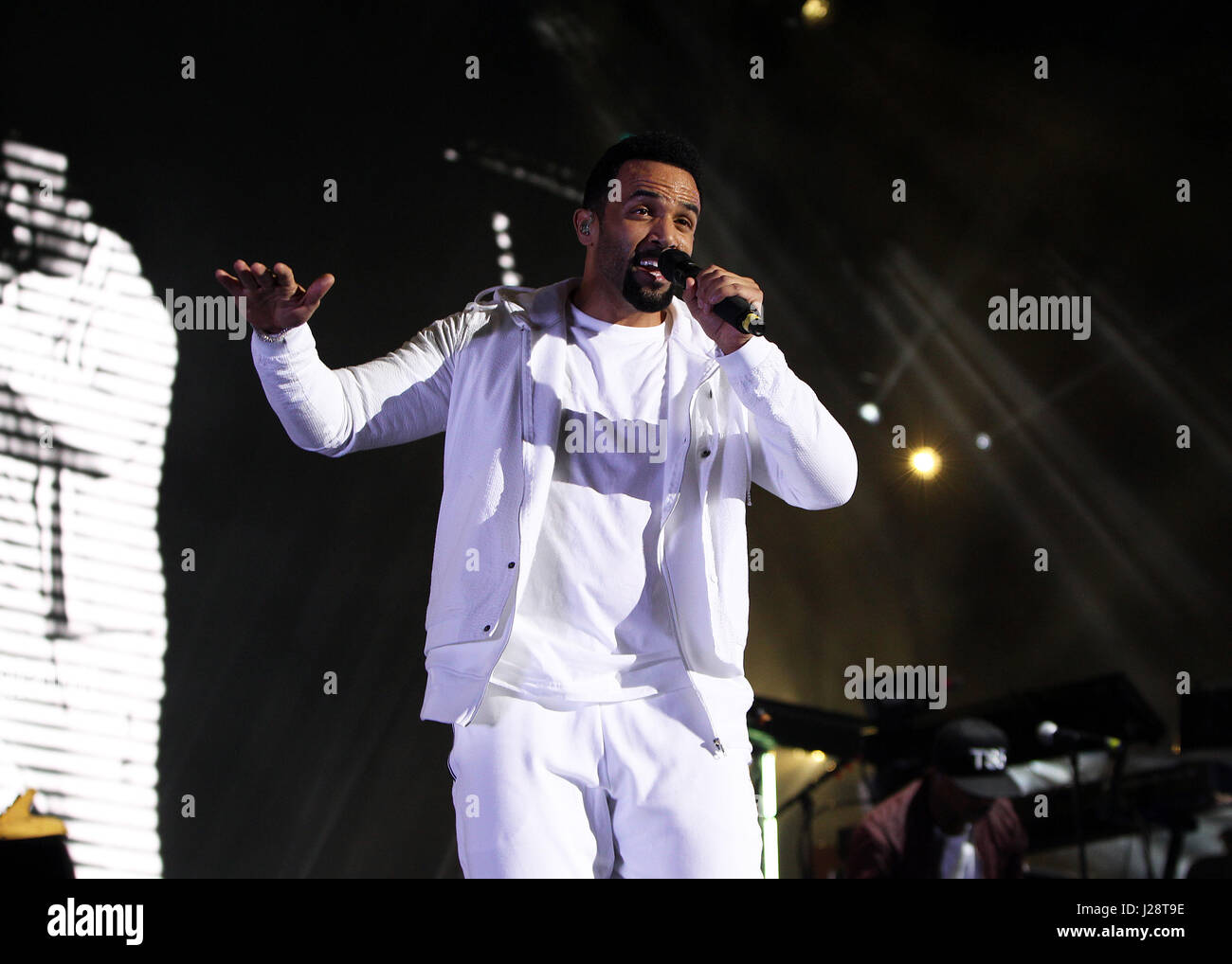 British artist Craig David performing during the first of two shows at ...
