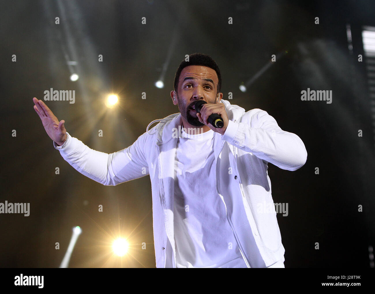 British artist Craig David performing during the first of two shows at ...