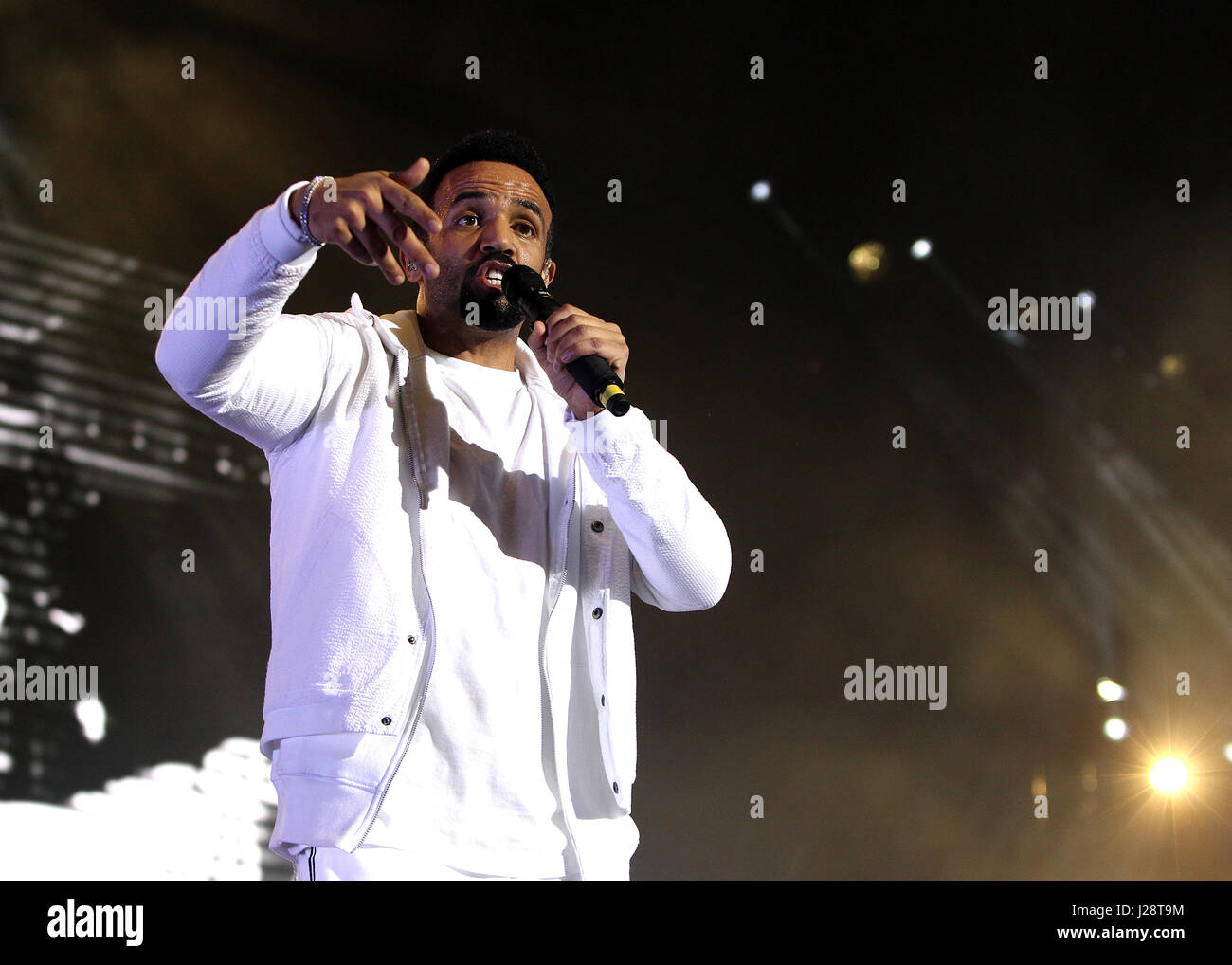 British artist Craig David performing during the first of two shows at ...