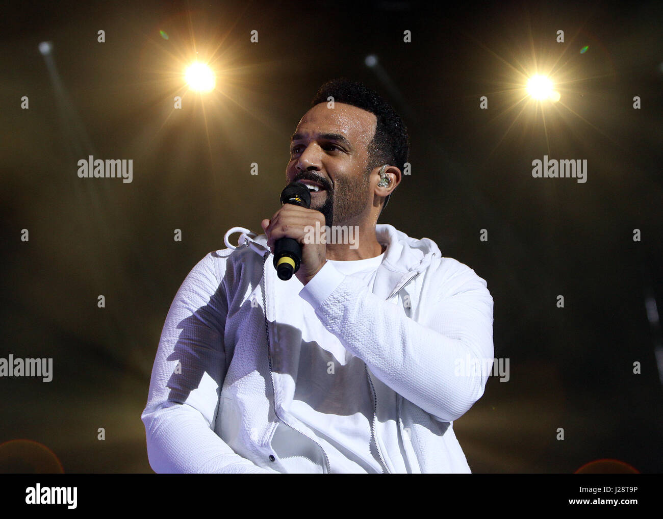 British artist Craig David performing during the first of two shows at ...