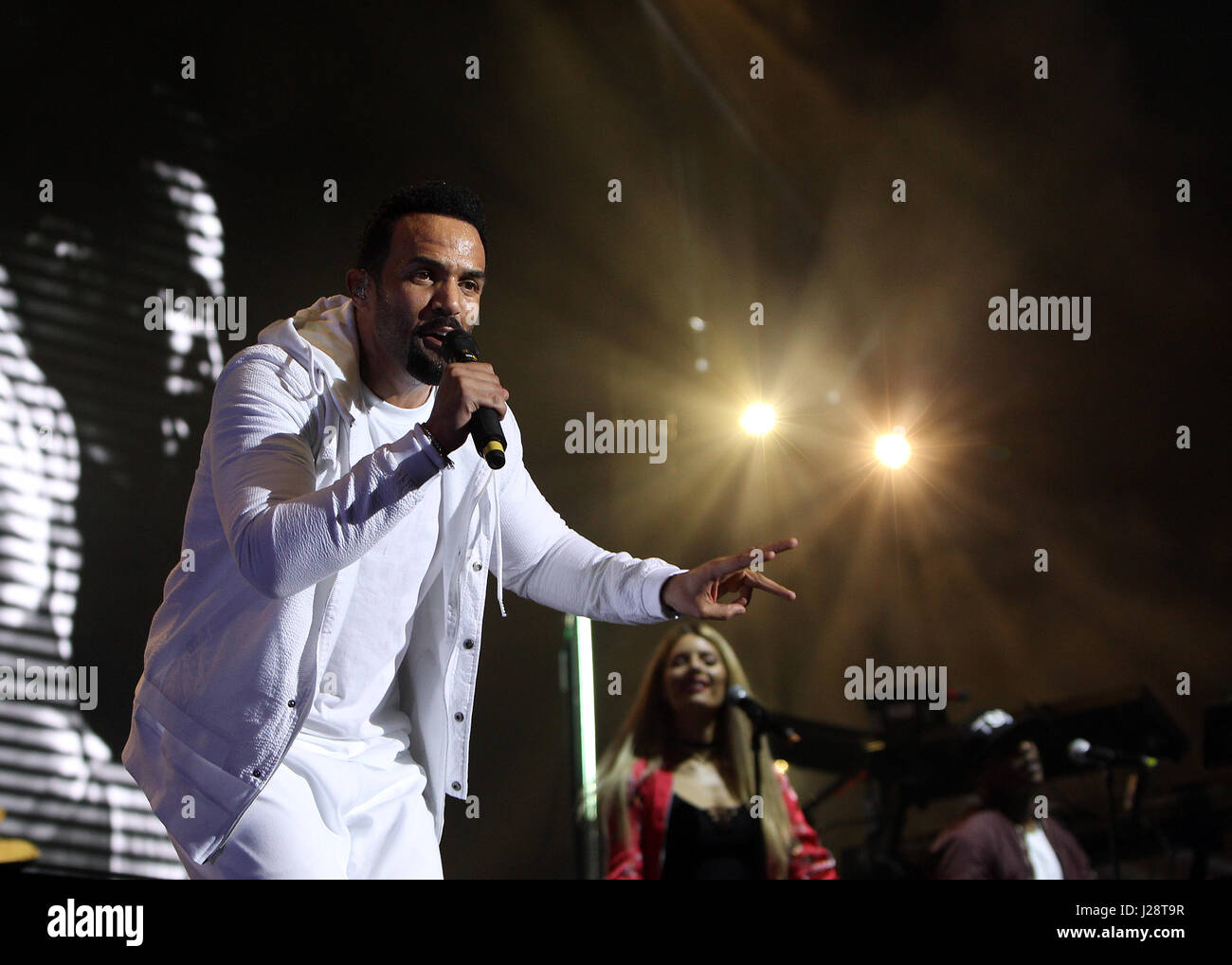 British artist Craig David performing during the first of two shows at ...