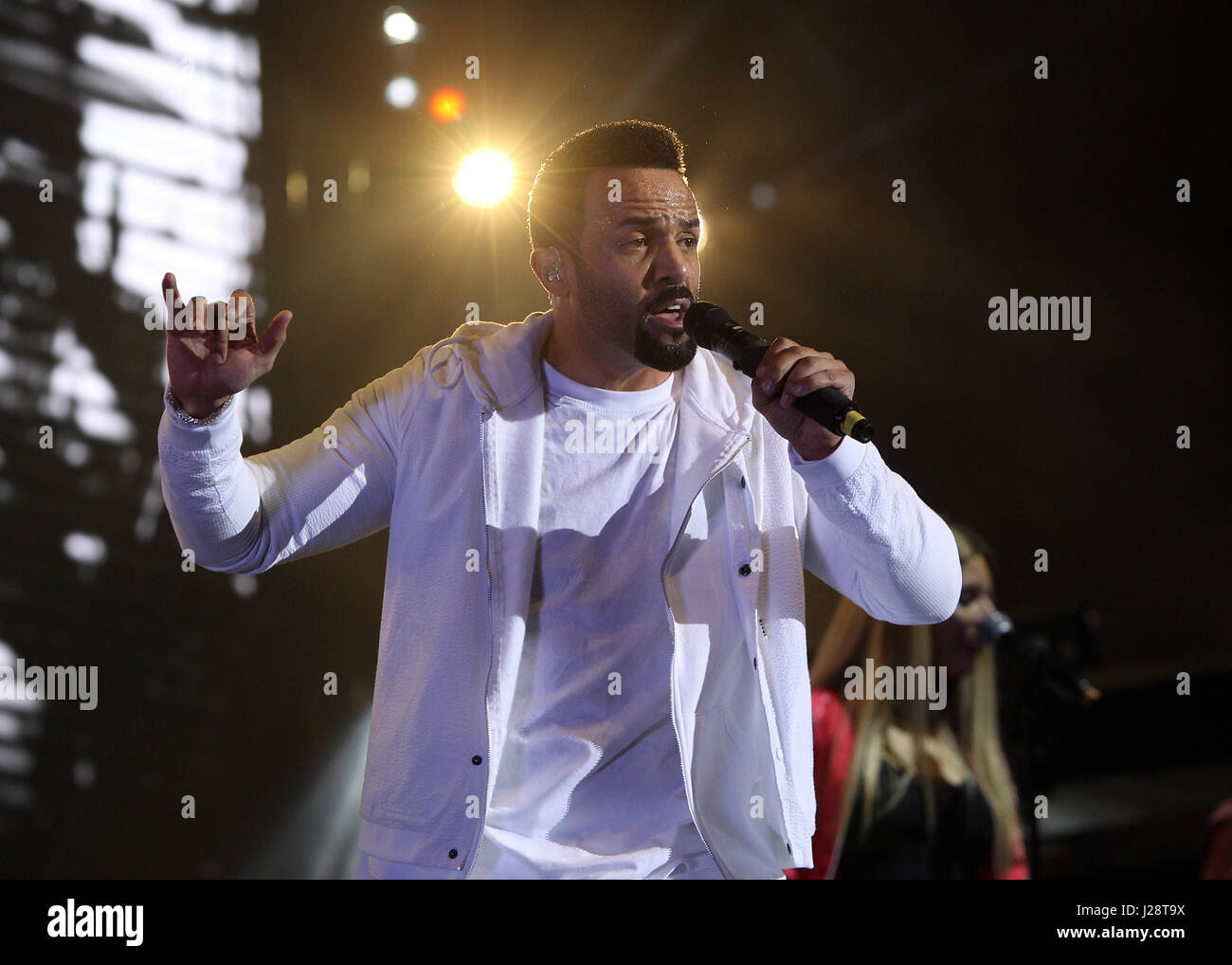 British artist Craig David performing during the first of two shows at ...