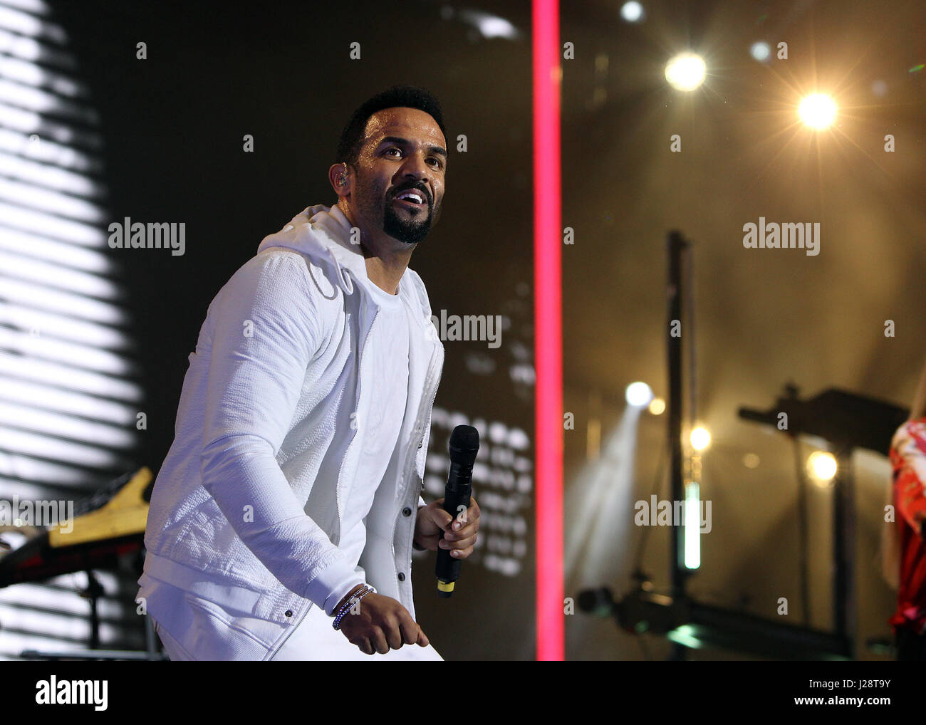 British artist Craig David performing during the first of two shows at ...