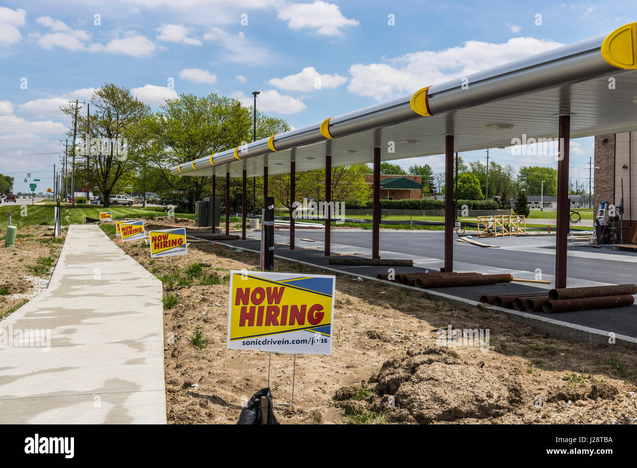 Kokomo - Circa April 2017: Sonic Drive-In Fast Food Location Under ...