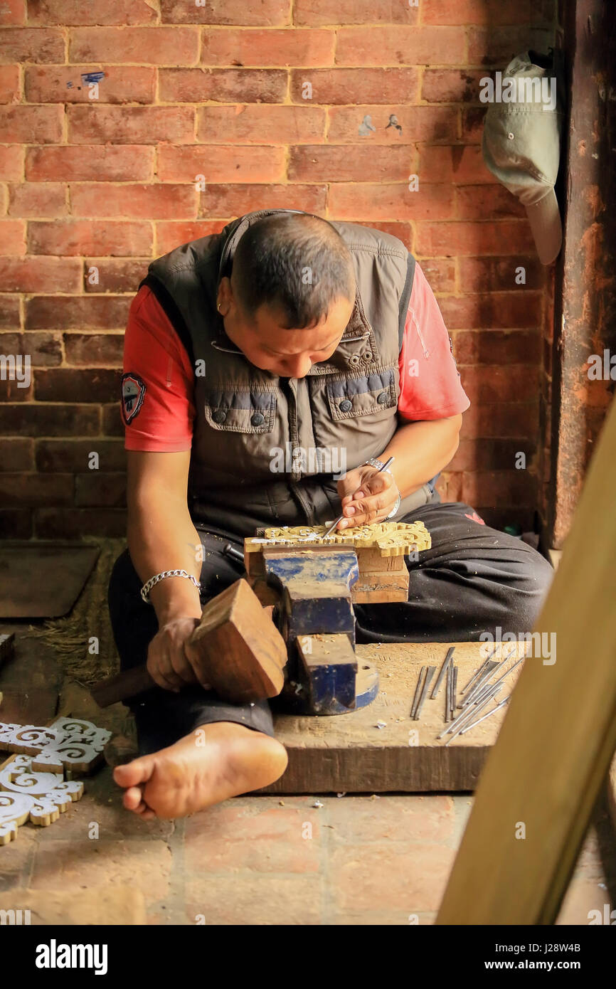 Nepali wood work hi-res stock photography and images - Alamy