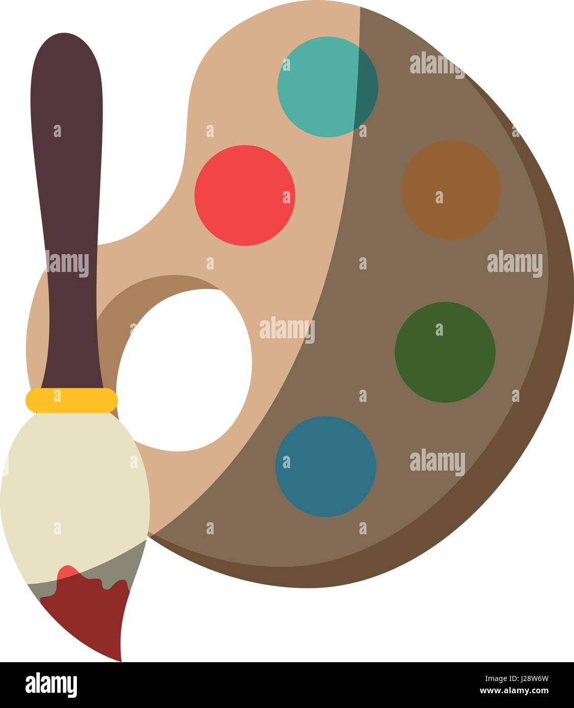 paint palette icon Stock Vector Image & Art - Alamy