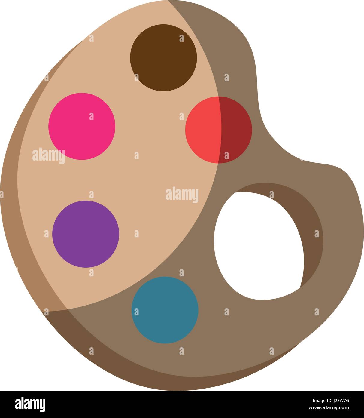 paint palette icon Stock Vector Image & Art - Alamy