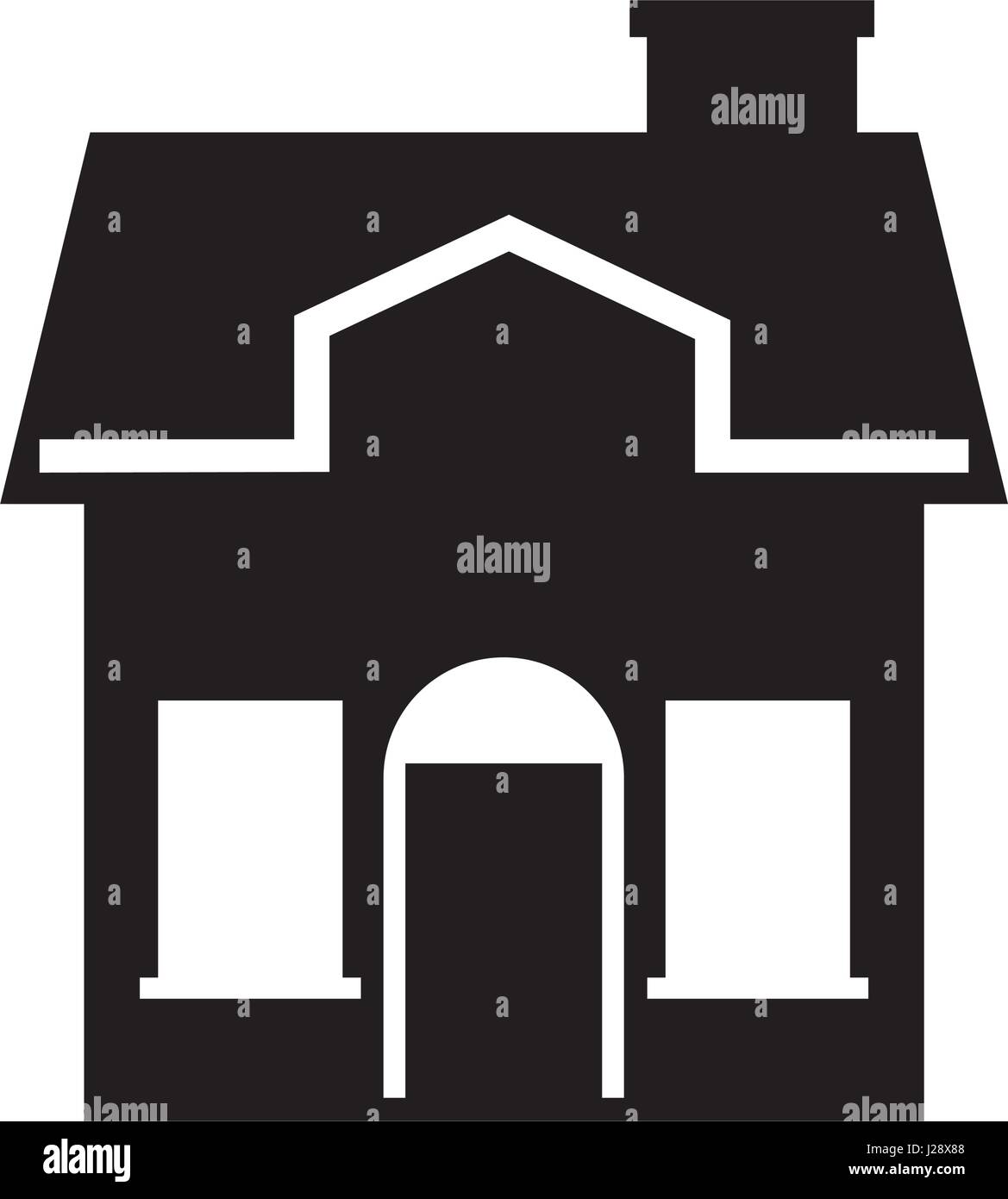 cute house exterior icon Stock Vector Image & Art - Alamy