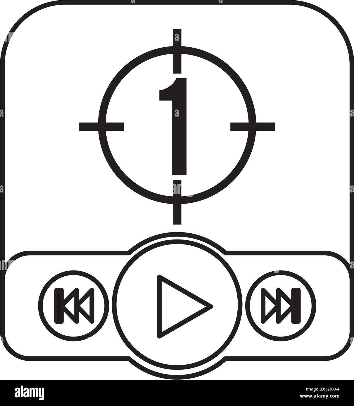 play button recorder icon Stock Vector Image & Art - Alamy