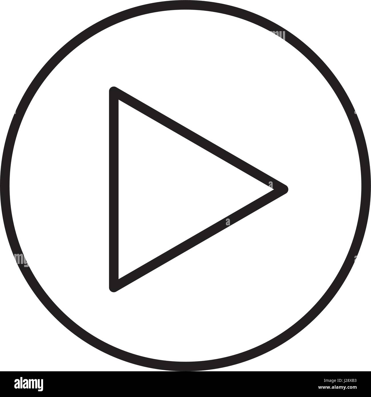 play button media menu Stock Vector Image & Art - Alamy