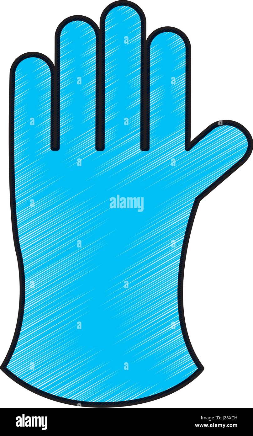 Plastic gloves icon Stock Vector Images - Alamy