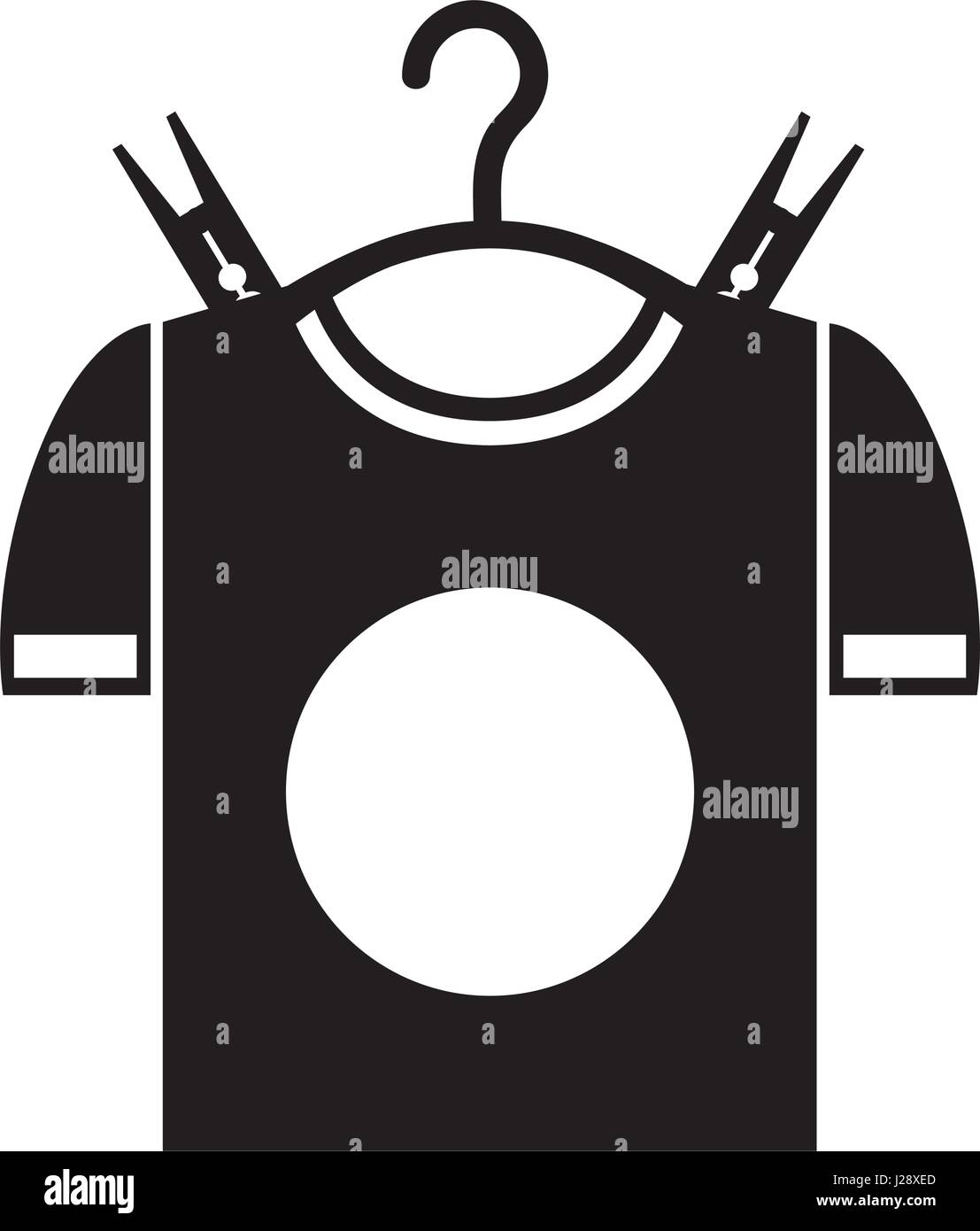 Clothes drying sign Stock Vector Images - Alamy