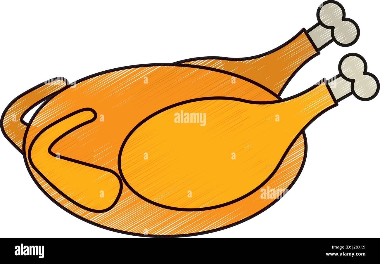 thanksgiving turkey food icon Stock Vector Image & Art - Alamy