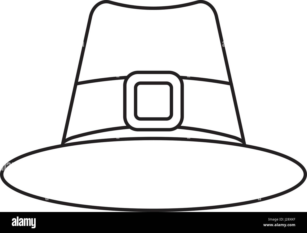 thanksgiving hat isolated icon Stock Vector Image & Art - Alamy