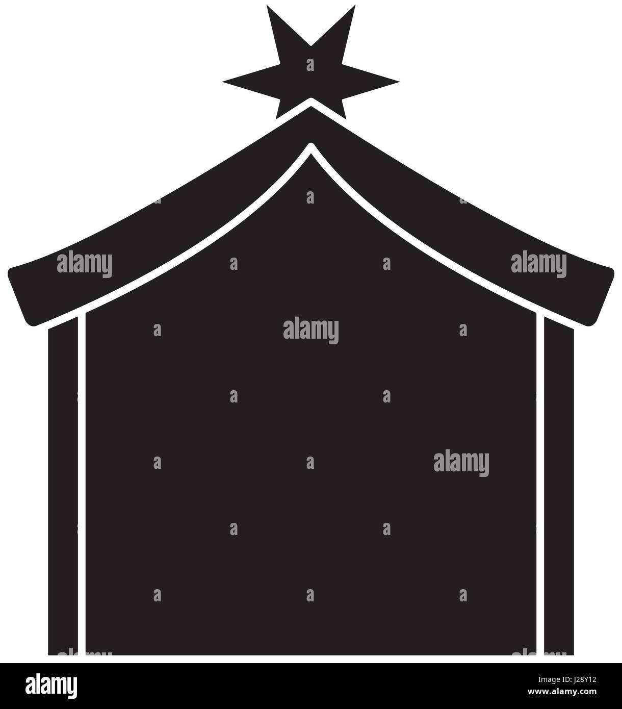 Manger village Stock Vector Images - Alamy