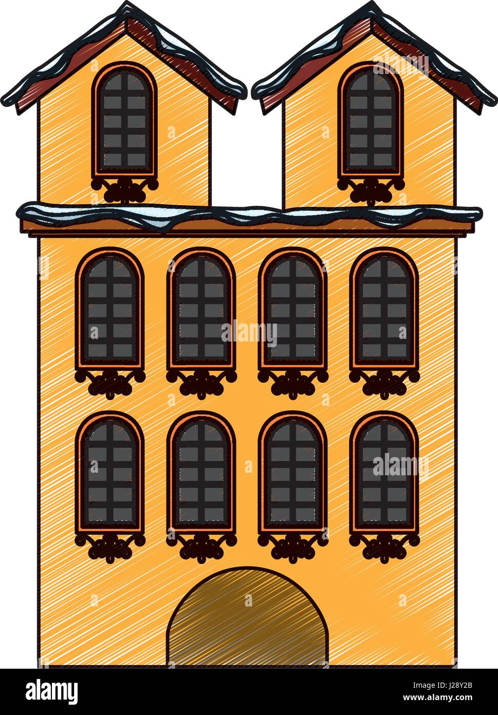 cute building antique icon Stock Vector Image & Art - Alamy