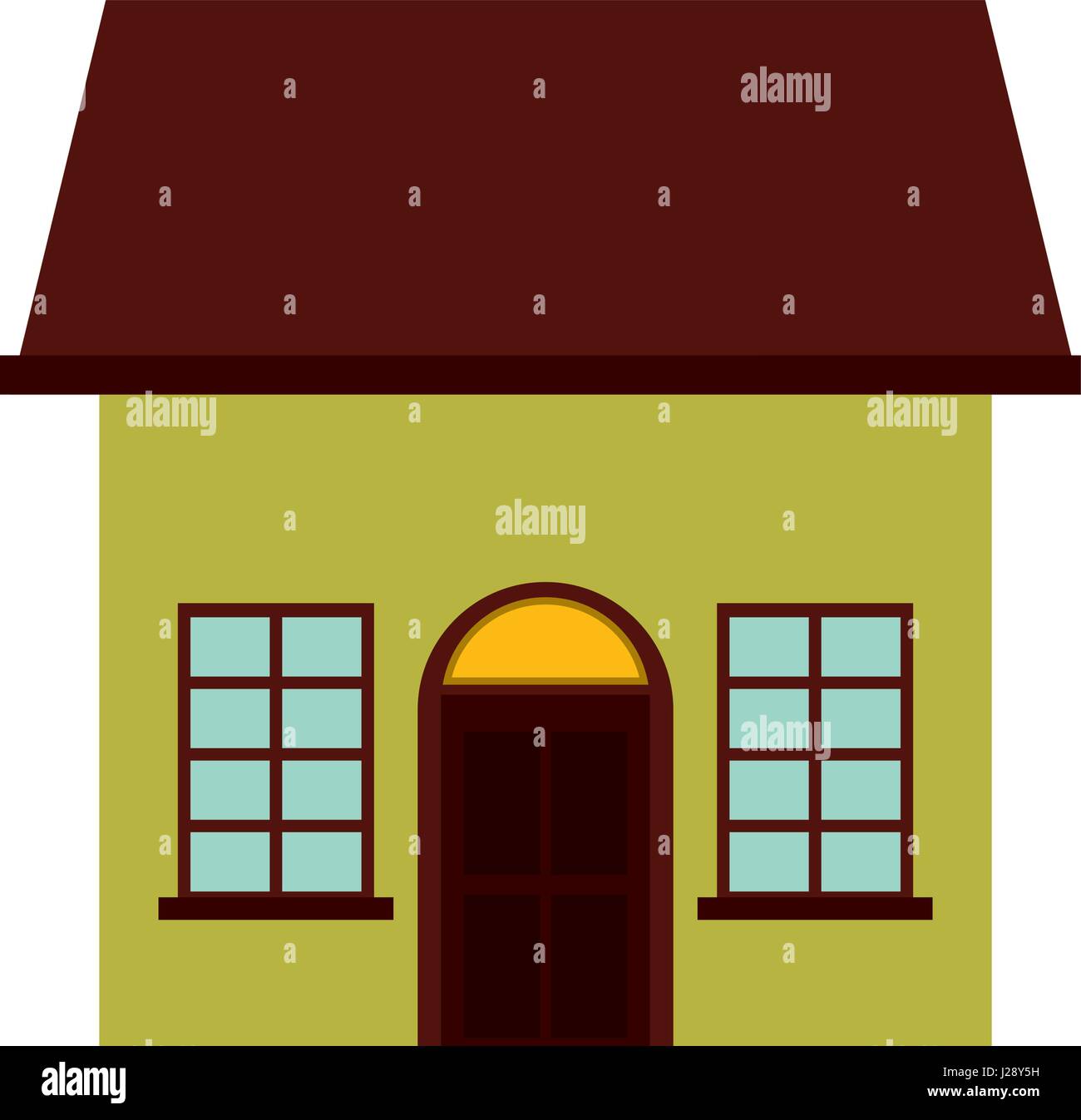 cute house exterior icon Stock Vector Image & Art - Alamy