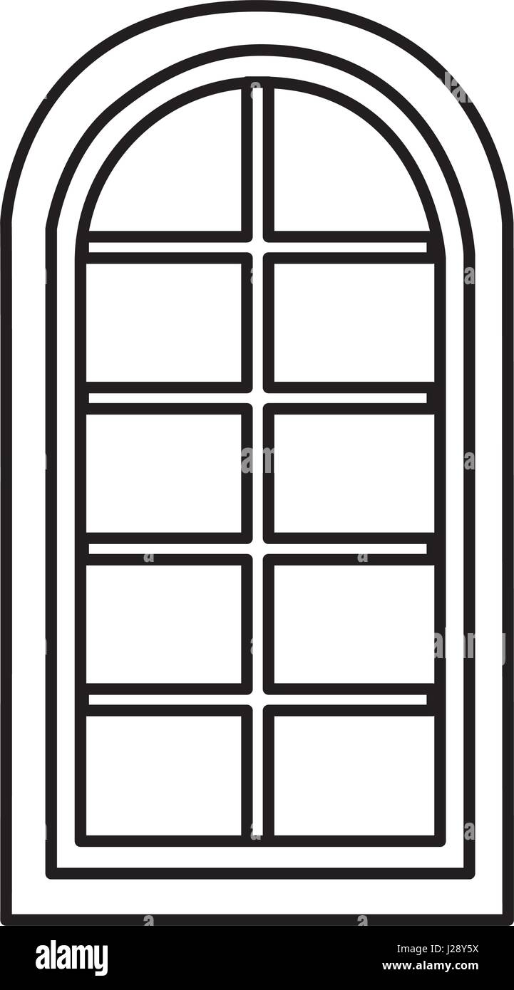 Curve windows Stock Vector Images - Alamy