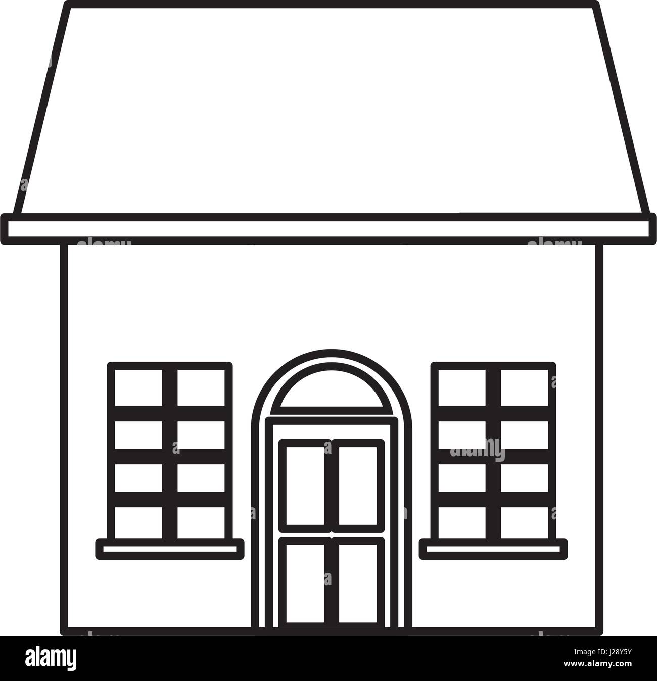 cute house exterior icon Stock Vector Image & Art - Alamy