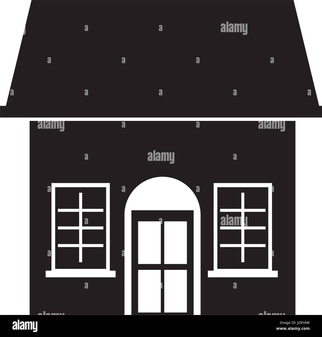 cute house exterior icon Stock Vector Image & Art - Alamy