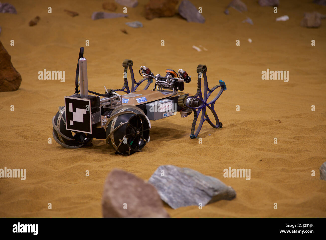 A small scout prototypes for the ESA ExoMars rover mission to Mars is ...